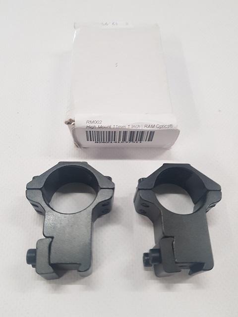 RAM - Scope Mounts 2-Delig 1 Inch High Basic model 9-11