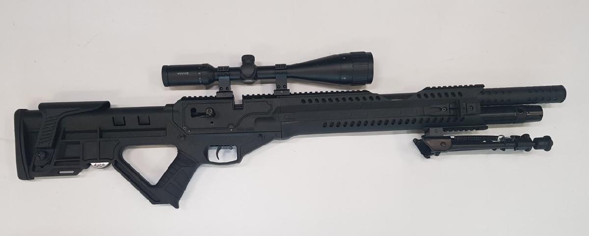 Hatsan - Invader Semi Auto BLACK - OCCASSION / 5,5mm 12 schots 40 Joule ...