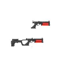 Hatsan - Jet 2 Red .25 / 6,35mm PCP / 6 Schots / 25 Joule